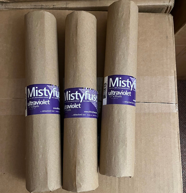 Mistyfuse Ultraviolet 12" x 25yd Bolt—NEW SIZE!